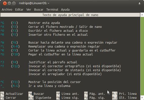 Cómo Instalar Y Usar Nano En Linux ~ Linuxeros