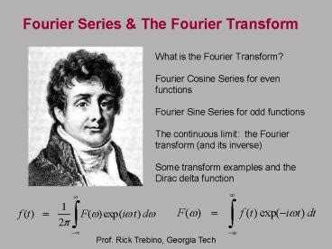 Fourier Series Presentation Free To View