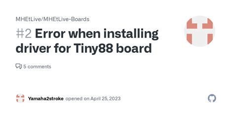 Error When Installing Driver For Tiny Board Issue Mhetlive Mhetlive Boards Github