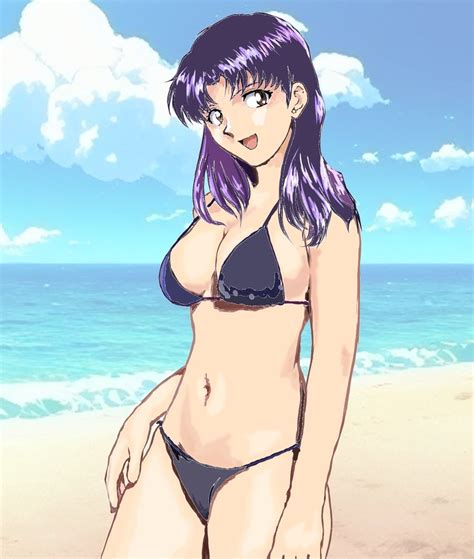 Katsuragi Misato Neon Genesis Evangelion Drawn By Mizumorikeiichi