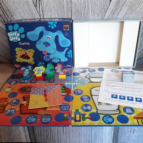 Vintage Blue S Clues Game Nick Jr University Game Ages 3 6 Board Game