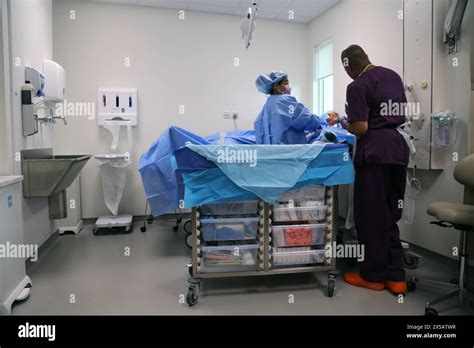 Patient Having Peripherally Inserted Central Catheter Picc Line Administered Under Local