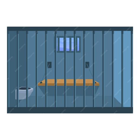 Premium Vector Empty Prison Room Icon Cartoon Of Empty Prison Room