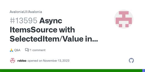 Async ItemsSource With SelectedItem Value In ComboBox AvaloniaUI