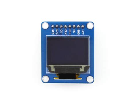 0 95inch RGB OLED B WS 10514 SPI Interface Straight Vertical Pinheader