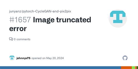 Image Truncated Error Issue 1657 Junyanz Pytorch CycleGAN And