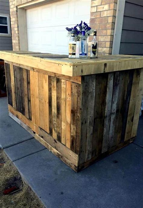 Diy Pallet Outdoor Bar At Eldon Berthold Blog