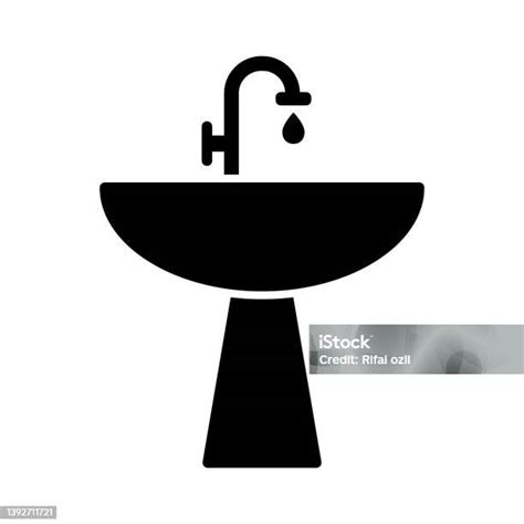 싱크대 워시 분지 아이콘 로고 디자인 벡터 템플릿 일러스트 레이 션 가구에 대한 스톡 벡터 아트 및 기타 이미지 가구 가정 생활 가정 주방 Istock