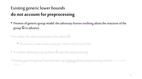 Ppt Generic Dlog Algorithms Preprocessing Attacks Powerpoint Presentation Id8911517