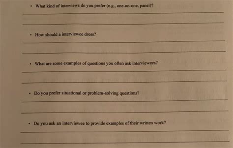 solved exercise 3 4 informational interview form the