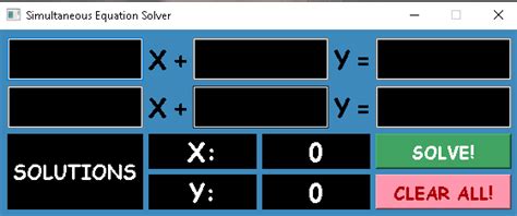 Github Ksg 08simultaneous Equation Solver