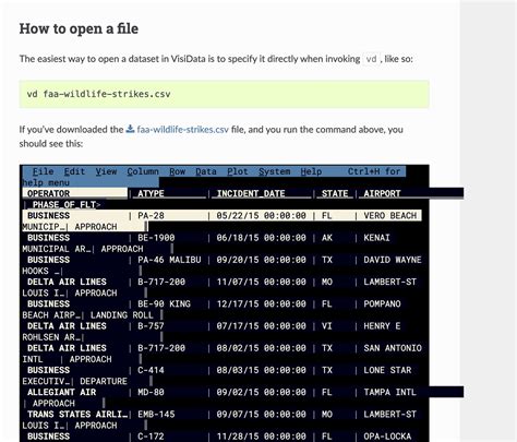 documentation figures are malformed in chrome · issue 1418 · saulpw visidata · github