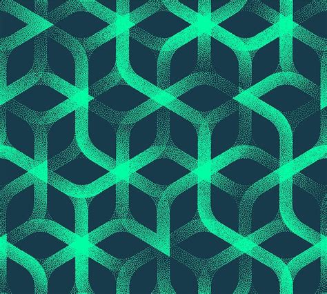 Premium Vector Modern Intricate Ornament Seamless Pattern Vector Turquoise Abstract Background