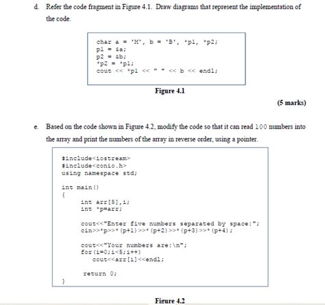 Solved Based On The Code Shown In Figure 42 Modify The