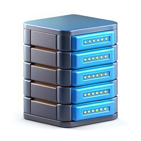 Server Data Memory And Data Center Premium AI Generated Image