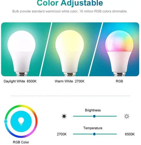LED Bulb RGB Light Color Change 12W Colorful Lamp Party Decor E27 Screw Type Shopikbuzz