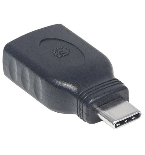 Adattatore Convertitore Usb C Maschio A Usb A Femmina Iadap Usb Cmafm Manhattan