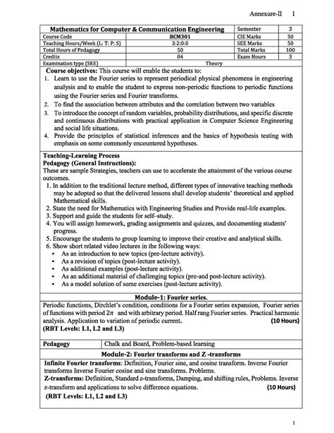 Maths Whole Syllabus Computer Science Vtu Studocu