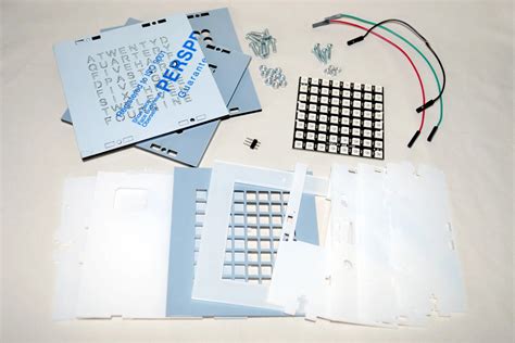 wordclock kit voor raspberry pi engels