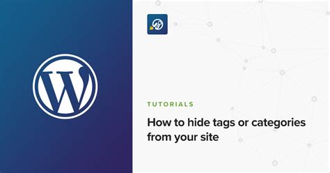 How To Hide Tags Or Categories From Your Site CSSIgniter