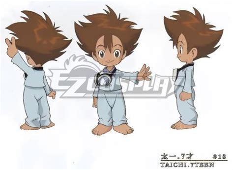 Digimon Adventure Tai Kamiya Taichi Yagami Teen Cosplay Costume