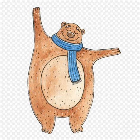 伸懒腰的大熊png图片素材下载图片编号7790777 Png素材网