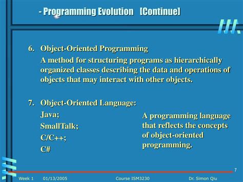 Ppt Course Outline Ism3230 Introduction To Business Programming Powerpoint Presentation Id