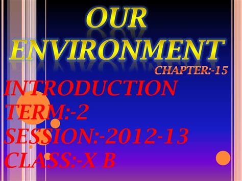 Our Environment Class 10 Pdf