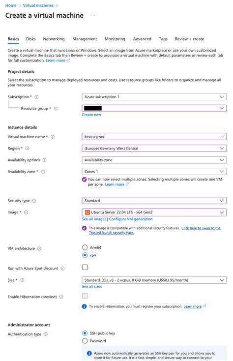Azure Vm With Azure Database