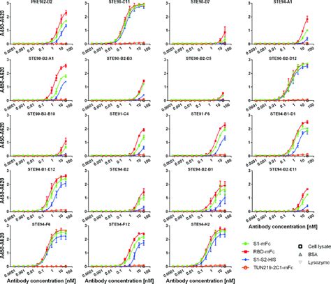 Determination Of Ec 50 In Elisa Binding In Titration Elisa Of The Iggs