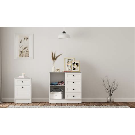 Venice 1 Door 4 Drawer Sideboard Cabinet