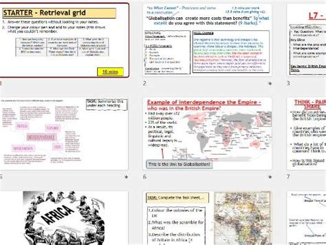 Aqa Globalisation L6 Interdependence Unequal Flows Of Globalisation Lesson And Resources