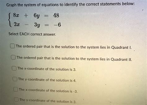 Get Answer Choose The Correct Answers Help Asap Graph The System Of