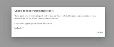 Solved There Was An Error Communicating With Analysis Se Microsoft Fabric Community