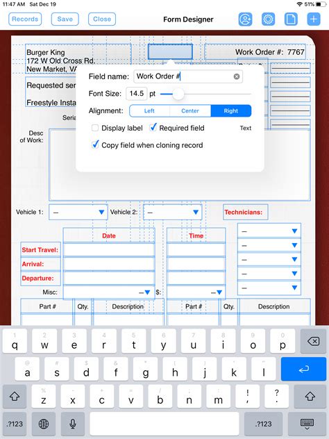 Changing The Field Font Size FormConnections