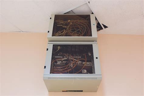 Premium Photo Wiring Plc Control Panel With Wires Industrial Factorywiring Terminals In The