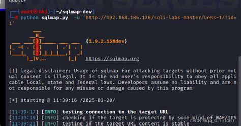 Sql注入工具 Sqlmapsql注入检查工具 Csdn博客