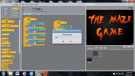 How To Make A Scary Maze Game Using Scratch Youtube