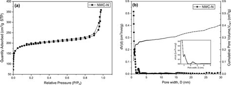 Pore Space Parameters A N Adsorptiondesorption Isotherms B Dft Model Download Scientific