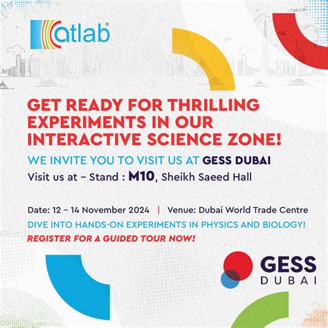 Atlab® Middle East On Linkedin Atlabatgess Innovatewithatlab Gessdubai2024 Atlabinnovations