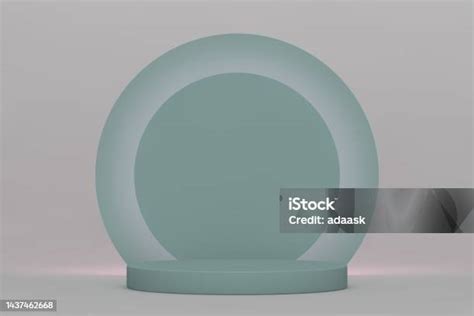 녹색 연단과 최소한의 흰색 추상적 인 배경 기하학적 인 모양을 렌더링하는 3d 렌더링 현대 웹 사이트에서 상을 수상하는 단계 0명에 대한 스톡 사진 및 기타 이미지 Istock