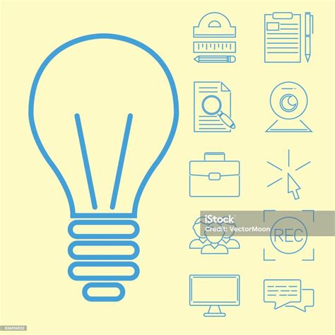 플랫 개요 아이콘 온라인 교육 직원 교육 서 점 먼 지식 학습 벡터 일러스트 레이 션 개념에 대한 스톡 벡터 아트 및 기타 이미지 개념 공부 과학 Istock