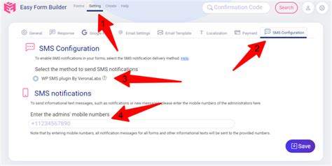 Setting Up Sms Notifications In Wordpress With Easy Form Builder