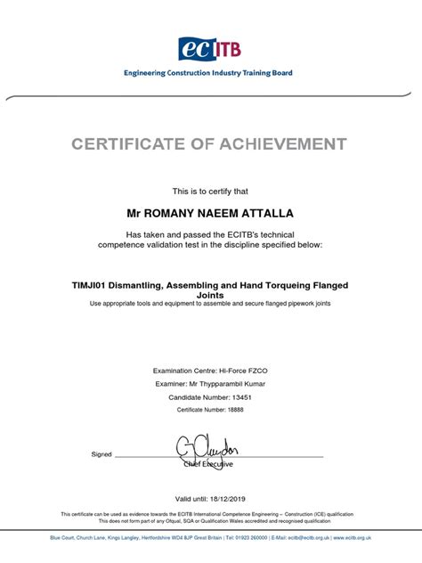 Ecitb Technical Testing System Certificate 4 Eng Romany Pdf