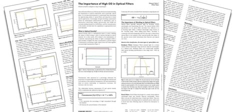 Why High Optical Density Matters In Advanced Optical Filters An