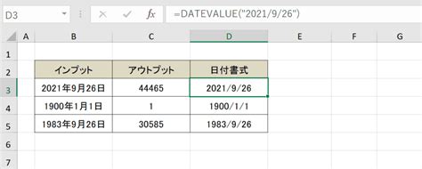 【エクセル】datevalue関数の使い方 テキスト形式の日付を有効な日付に変換 Command Lab Tech
