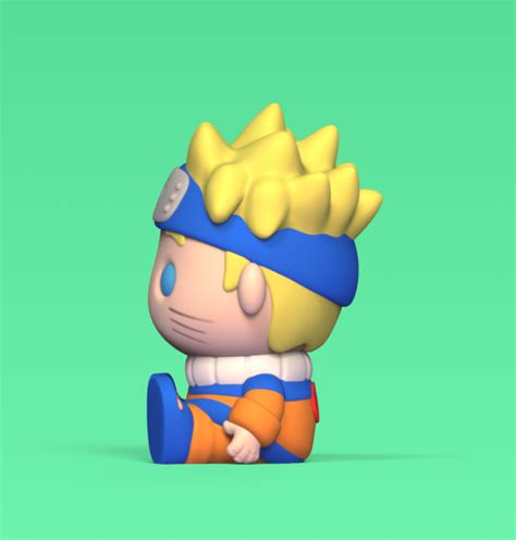 Archivo 3D gratis Naruto lindo Plan de impresión en 3D para descargar