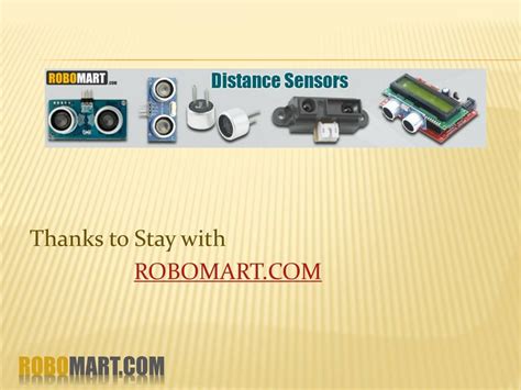 Ppt Buy Ultrasonic Distance Sensor For Arduino Robomart India