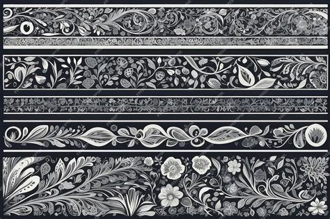 Premium Photo Vector Pattern Brushes