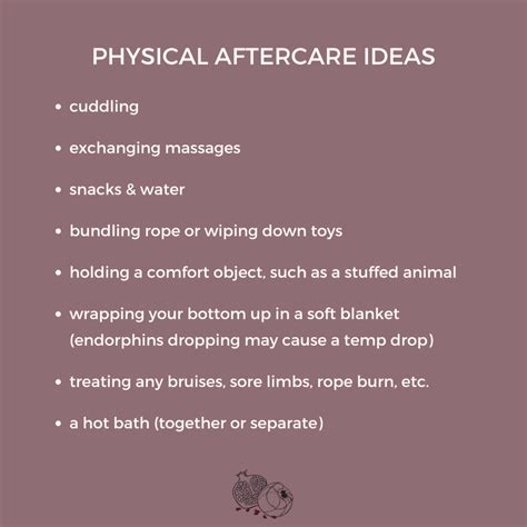 Aftercare Tips — Unearthed Pleasures